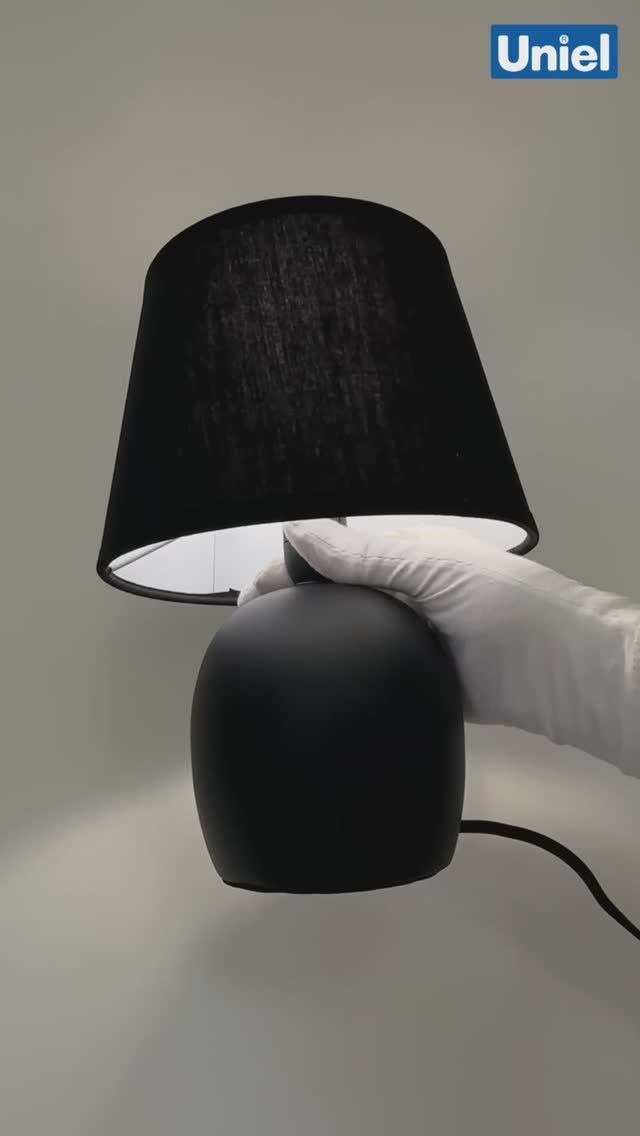 Настольная лампа Uniel UML-B304 E14 BLACK UL-00012430 для спальни #дизайнинтерьера #lamp #home