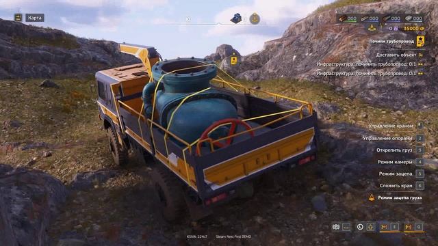 Road Craft Demo # 3 Ремонт трубопровода часть 1