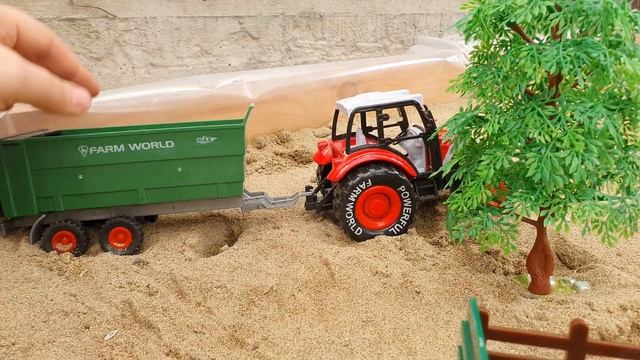 Диорама «Ферма своими руками» с мини-домиками для коровы, свиньи и лошади. Самая большая диорама «Фе