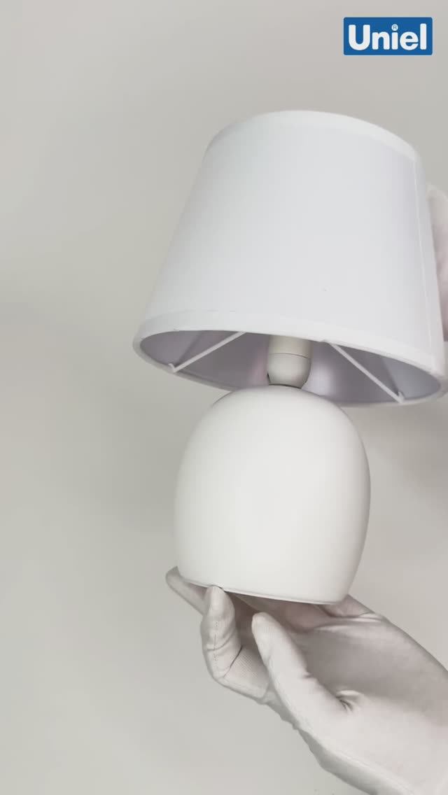 Настольная лампа Uniel UML-B304 E14 WHITE UL-00012431 для спальни #дизайнинтерьера #lamp #home