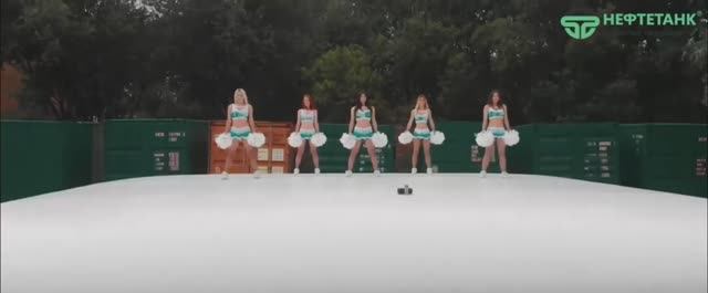 Черлидинг на производстве мягких резервуаров «Нефтетанк»