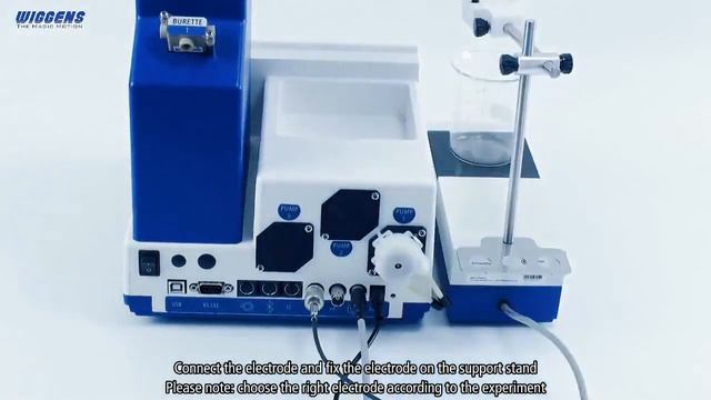 Автоматический титратор с одной бюреткой и магнитной мешалкой CAT1 Wiggens