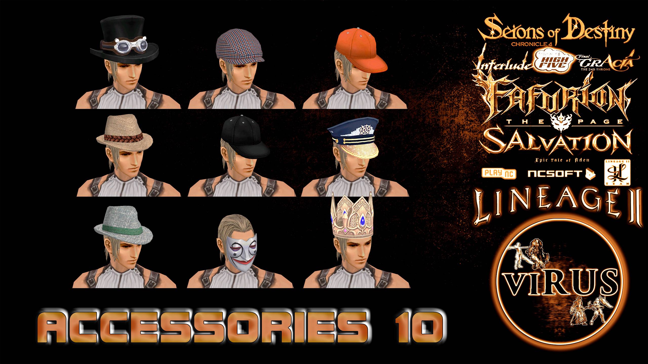 New Accessories Package 10. LINEAGE II. Any Chronicles ◄√i®uS►