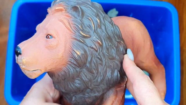 Игруши - Тигр, медведь, слон, свинья, корова, лошадь!  Изучение названий и звуков животных