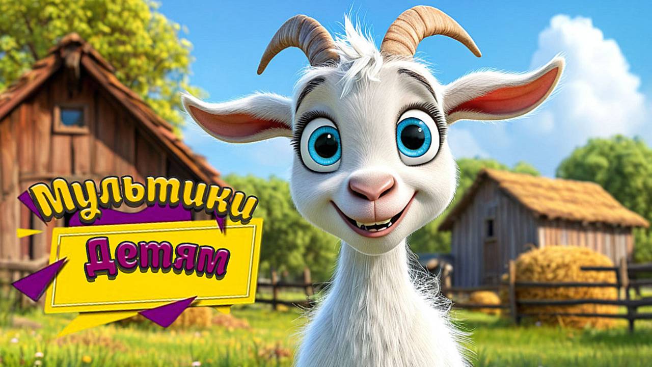 Идёт Коза Рогатая + Песенки и Мультики для Детей и Малышей + Весёлые Мультики Детям