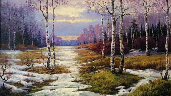 "Март ненаглядный..." Ранняя весна на картинах художников