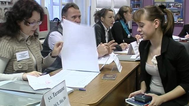 Прямое включение с избирательных участков, канал РЕН-ТВ-Астрахань, 04.12.2011, выпуск 3, 11-27