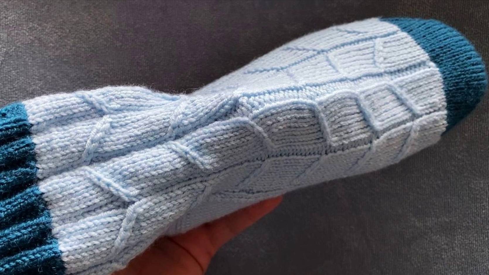 🧶   ОЧЕНЬ ПРОСТОЙ УЗОР ДЛЯ НОСКОВ И СЛЕДКОВ🩷