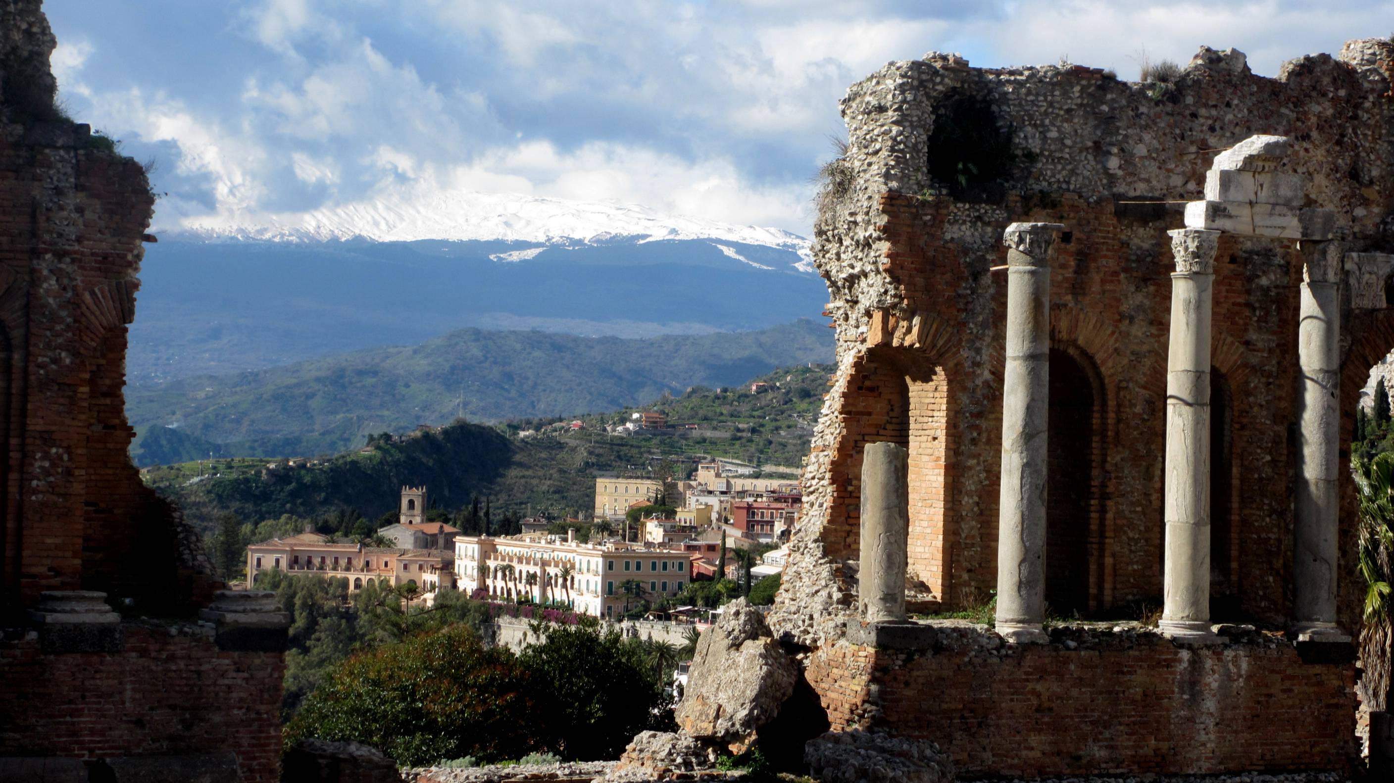 Таормина. Италия. Путешествие по сицилии и Калабрии зимой. Ч.2.