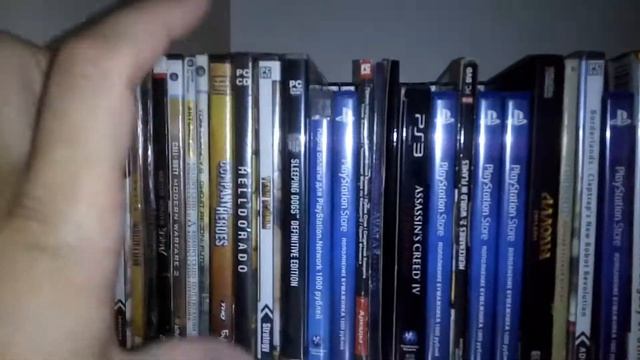 Коллекция видеоигр на дисках