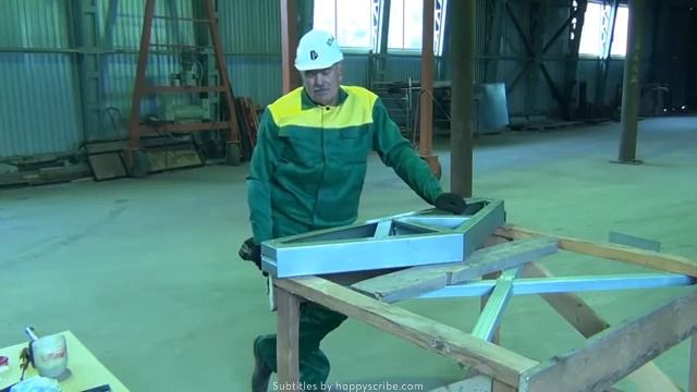 Изготовление конструкции из ЛСТК. Часть 3. Внимание! Данное видео содержит субтитры!