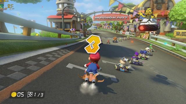 [WiiU] Mario Kart 8 - Nintendo Wii U (Cemu) (2014) 1. Mario Kart 8 - Кубок цветка #2