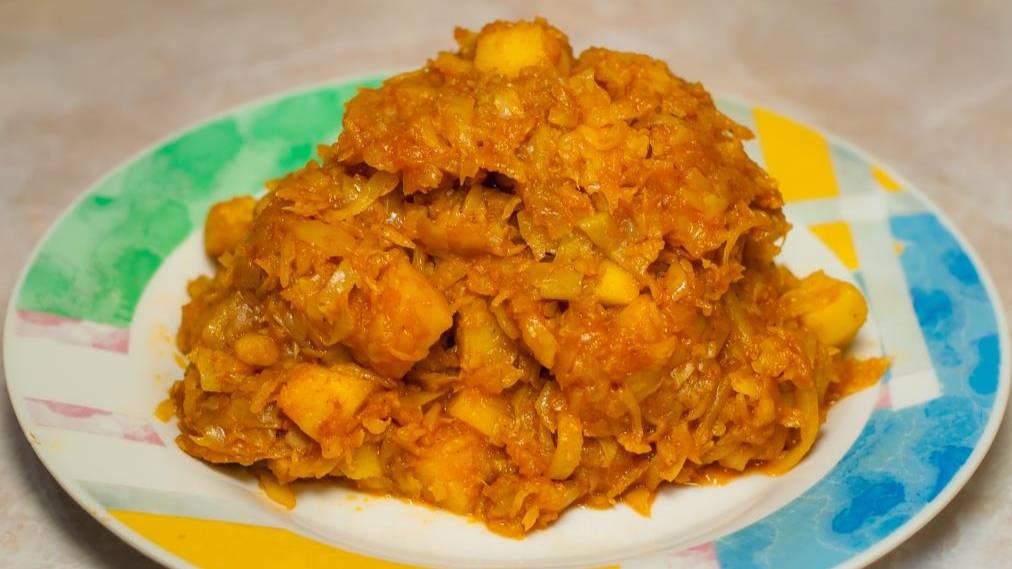 Овощное рагу из капусты