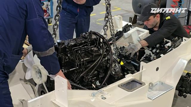 Процесс производства вилочного погрузчика_СИЛАНТ