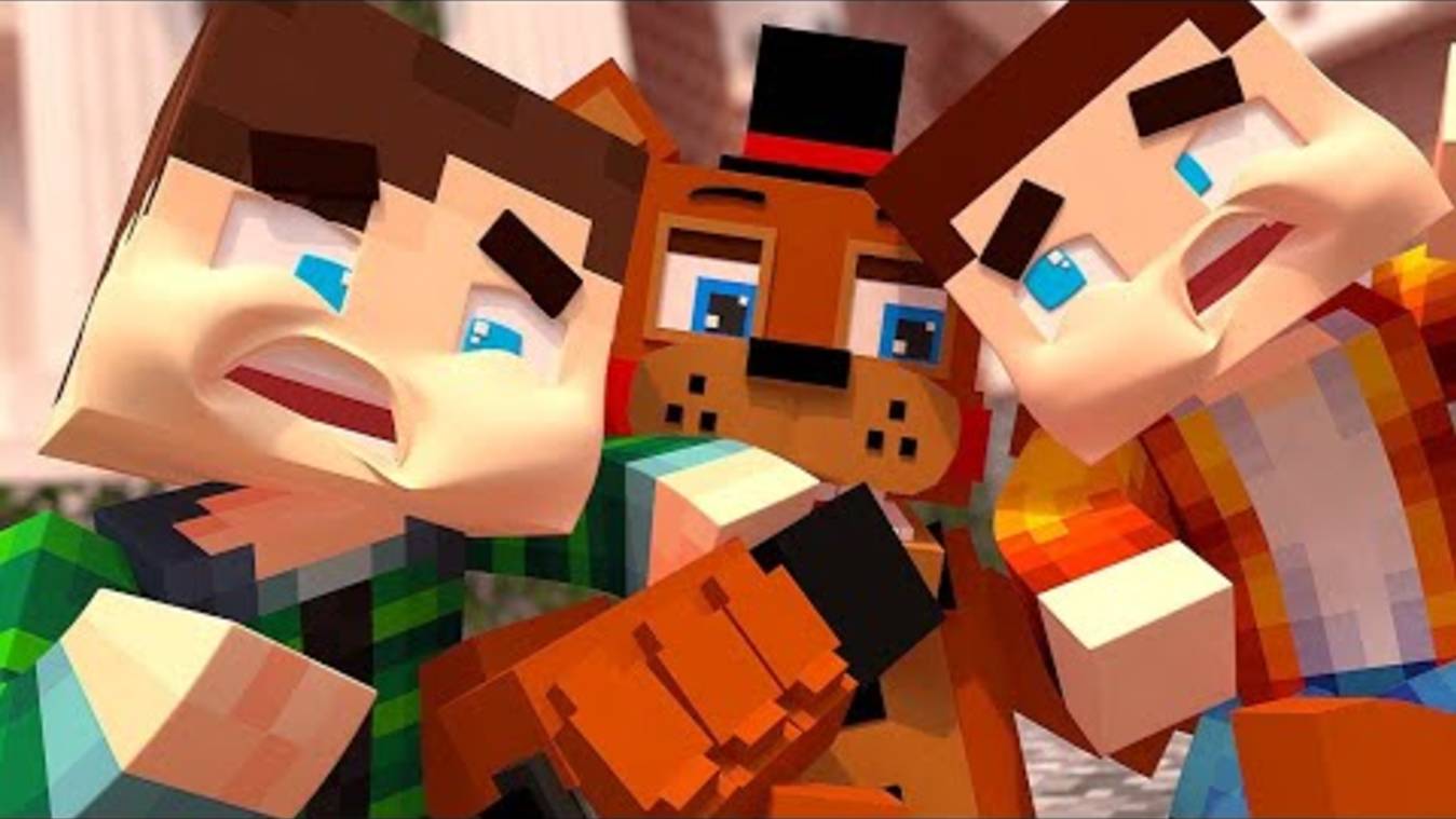 ДЕТИ РАСКРЫЛИ СЕКРЕТ АНИМАТРОНИКОВ! КЛУБ ДЕТЕЙ В МАЙНКРАФТ [перезалив]