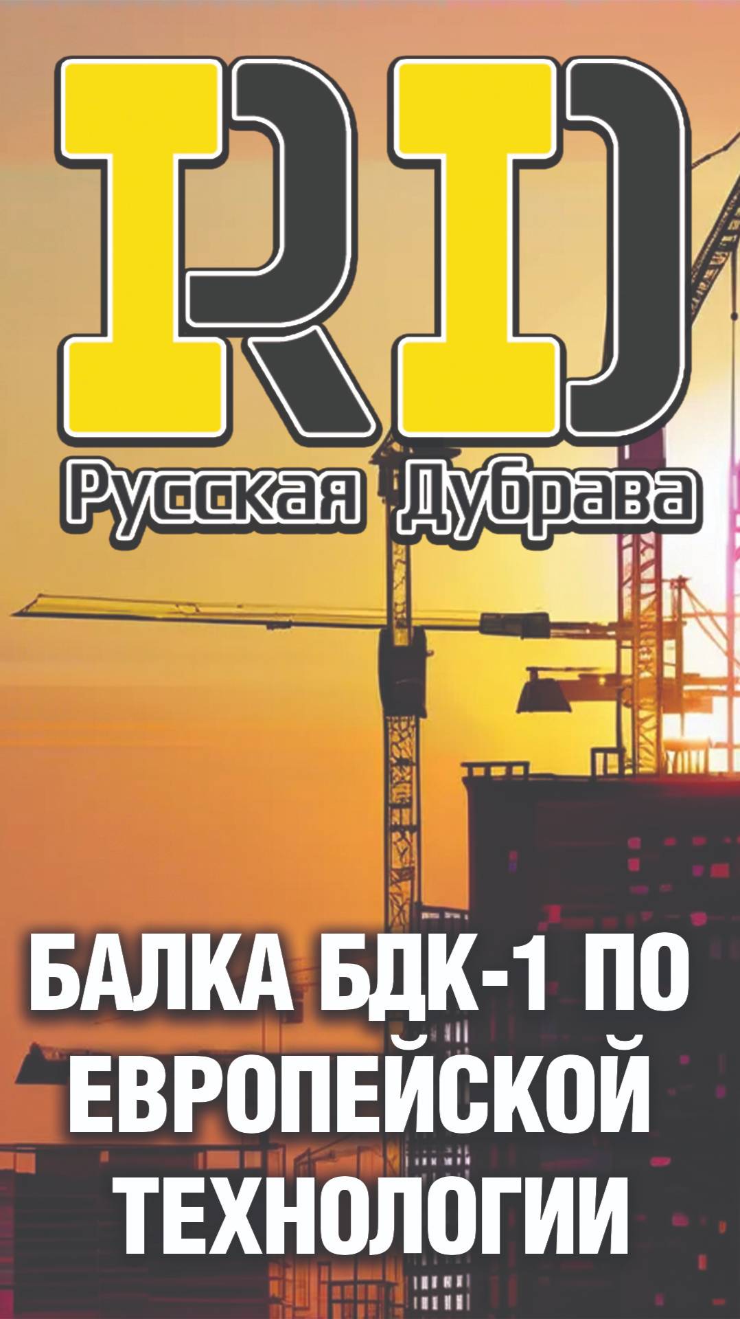 Балка БДК-1 по европейской технологии. #стройка #фсф #beams #балка #бдк1 #русскаядубрава #beamh20