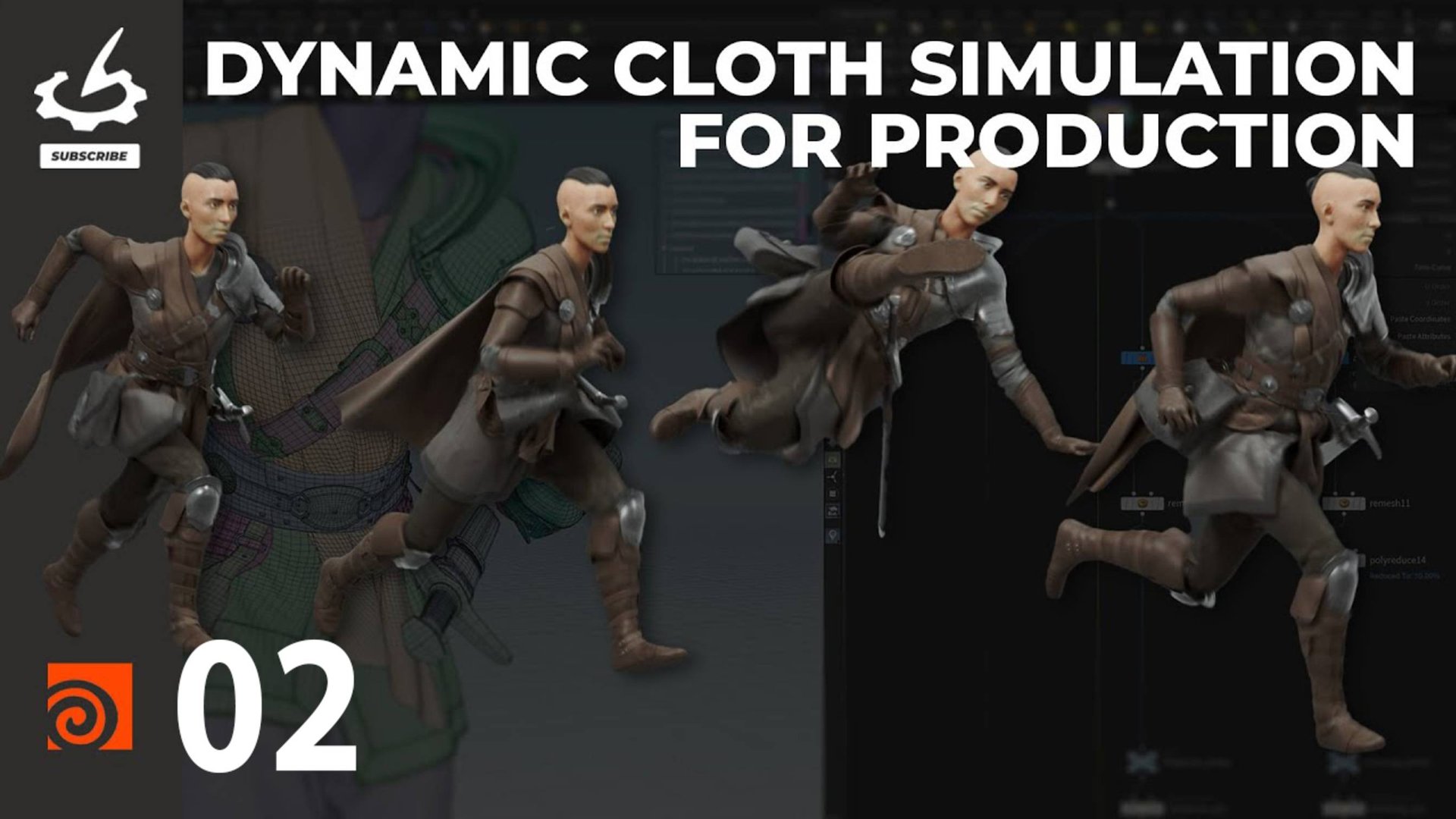 02. Remeshing The Cloth Proxies - Dynamic Cloth Simulation for Production Houdini