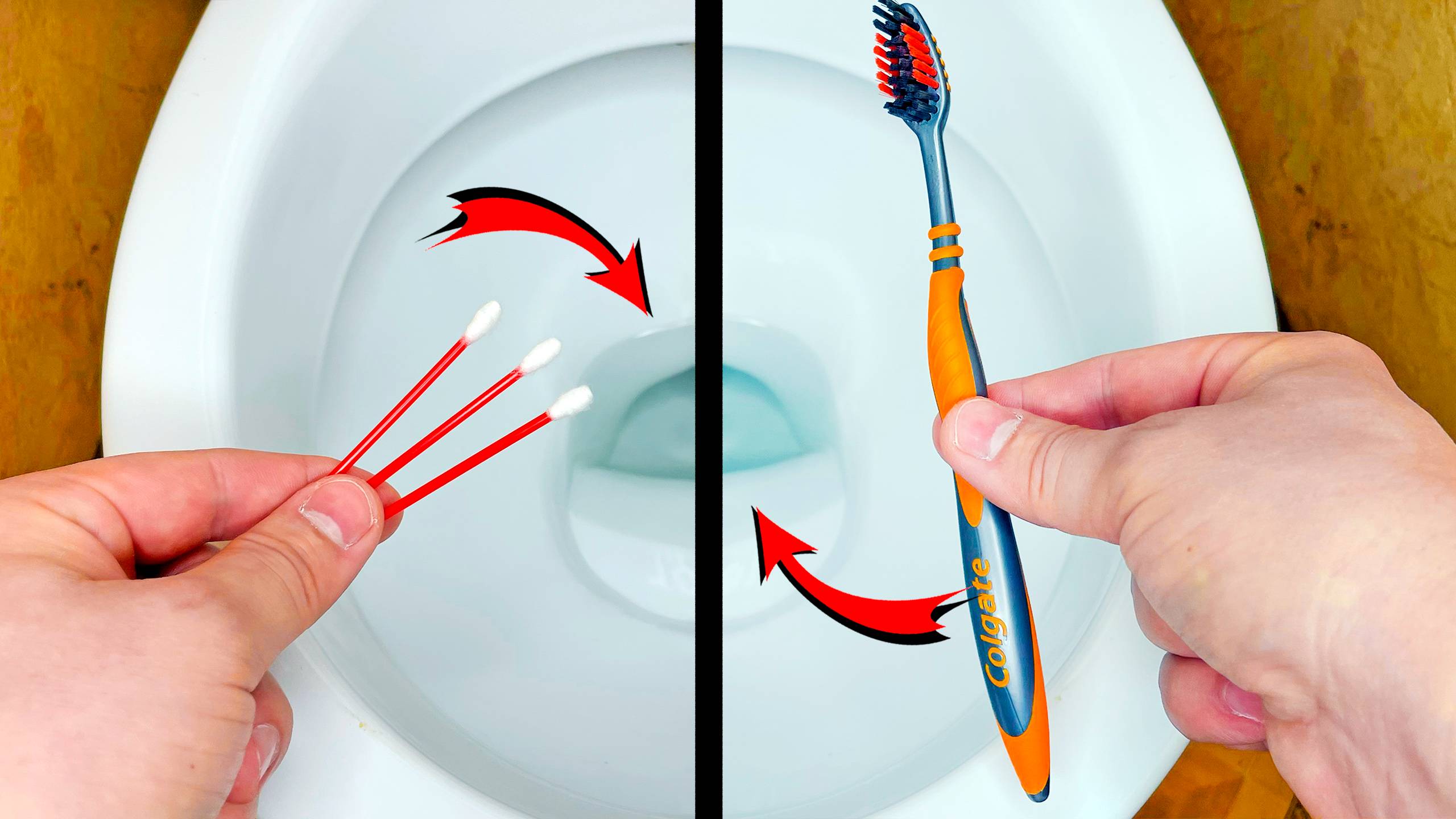 Я взял ВАТНУЮ ПАЛОЧКУ и ЗУБНУЮ ЩЁТКУ и ОТЧИСТИЛ ВЕСЬ УНИТАЗ!!!