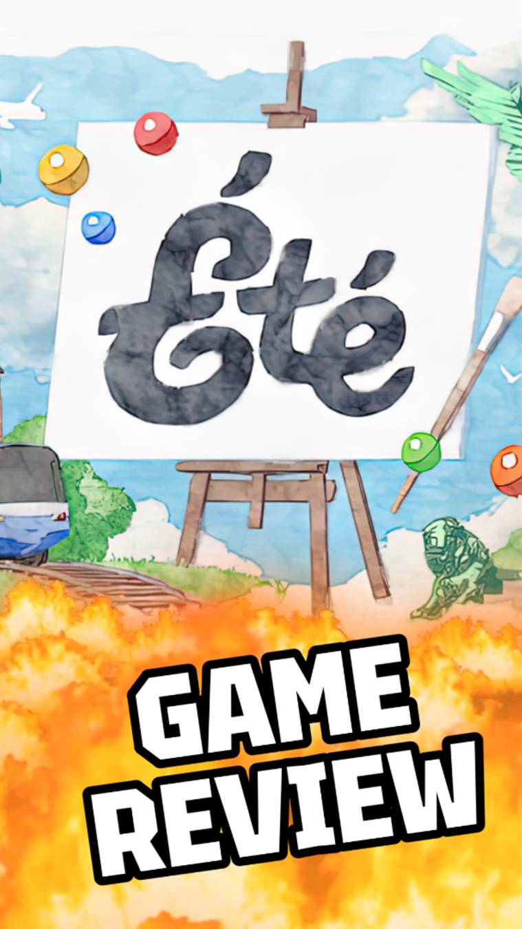 ÉTÉ, GAME REVIEW #ete #gamereview #painting