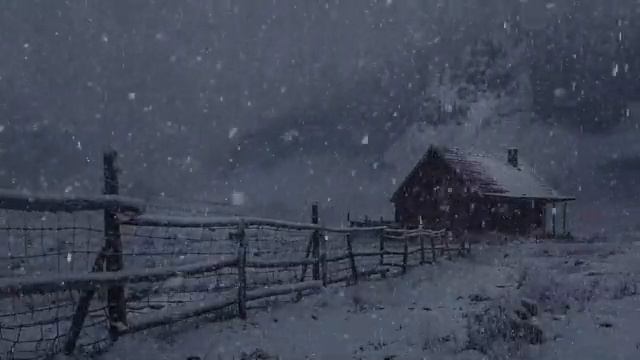 ❄СЛУШАЙТЕ ЗВУКИ ХОЛОДНОЙ ЗИМЫ.ПОМОГАЮТ КРЕПКО ЗАСНУТЬ.🌙