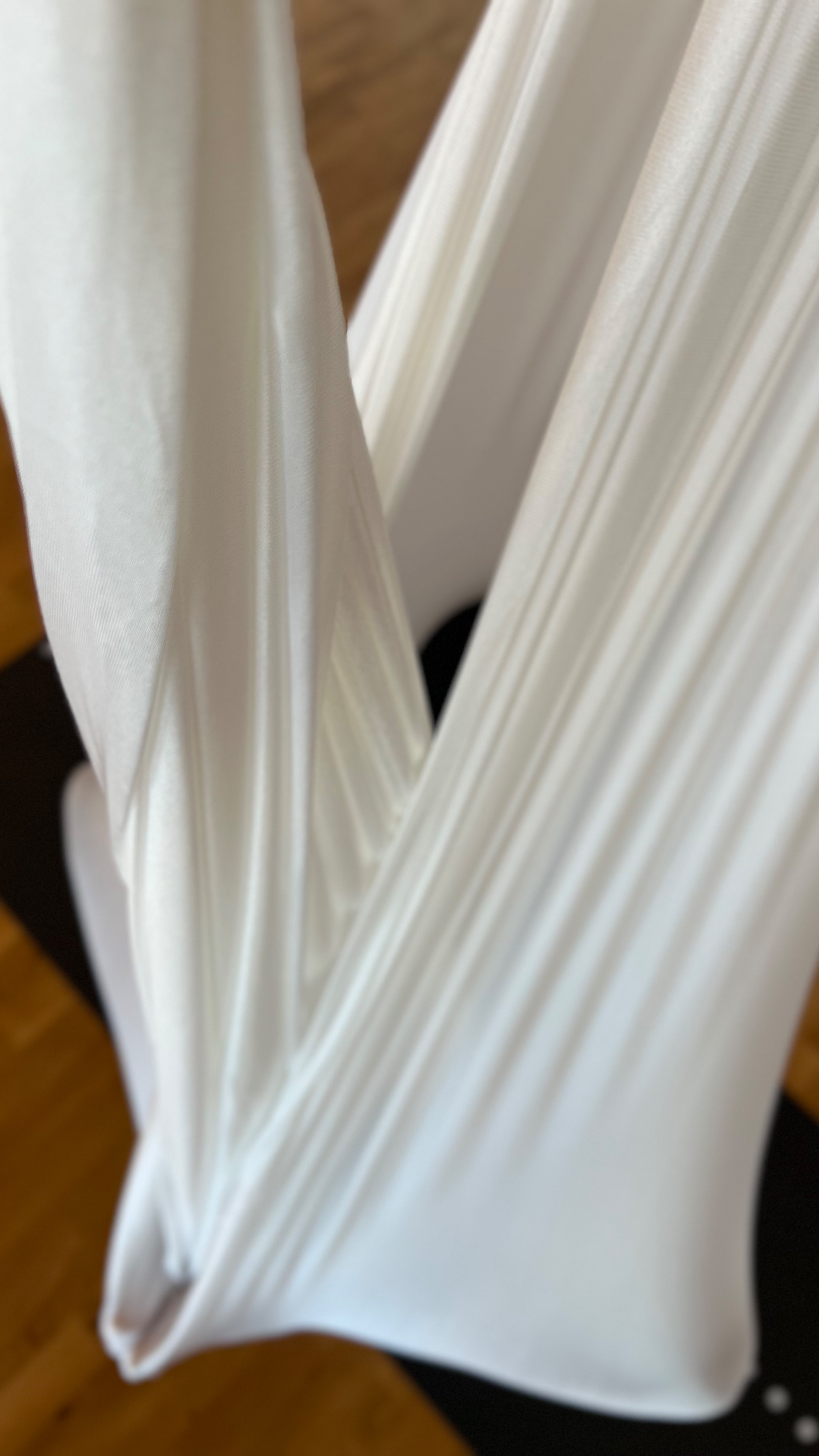 Гамаки для йоги и фитнеса AERIAL FITNESS WHITE