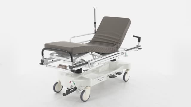 Тележка каталка гидравлическая Med-Mos ММ-НТ-3W