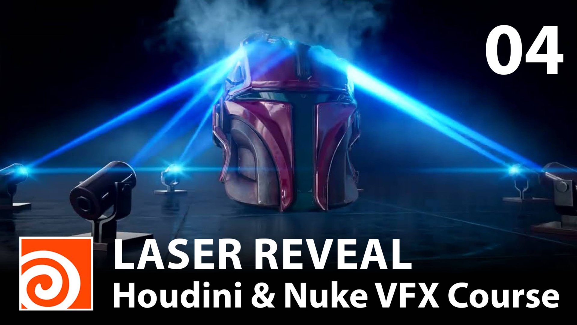 04 Ray Volume - Laser Reveal - Houdini & Nuke VFX Course