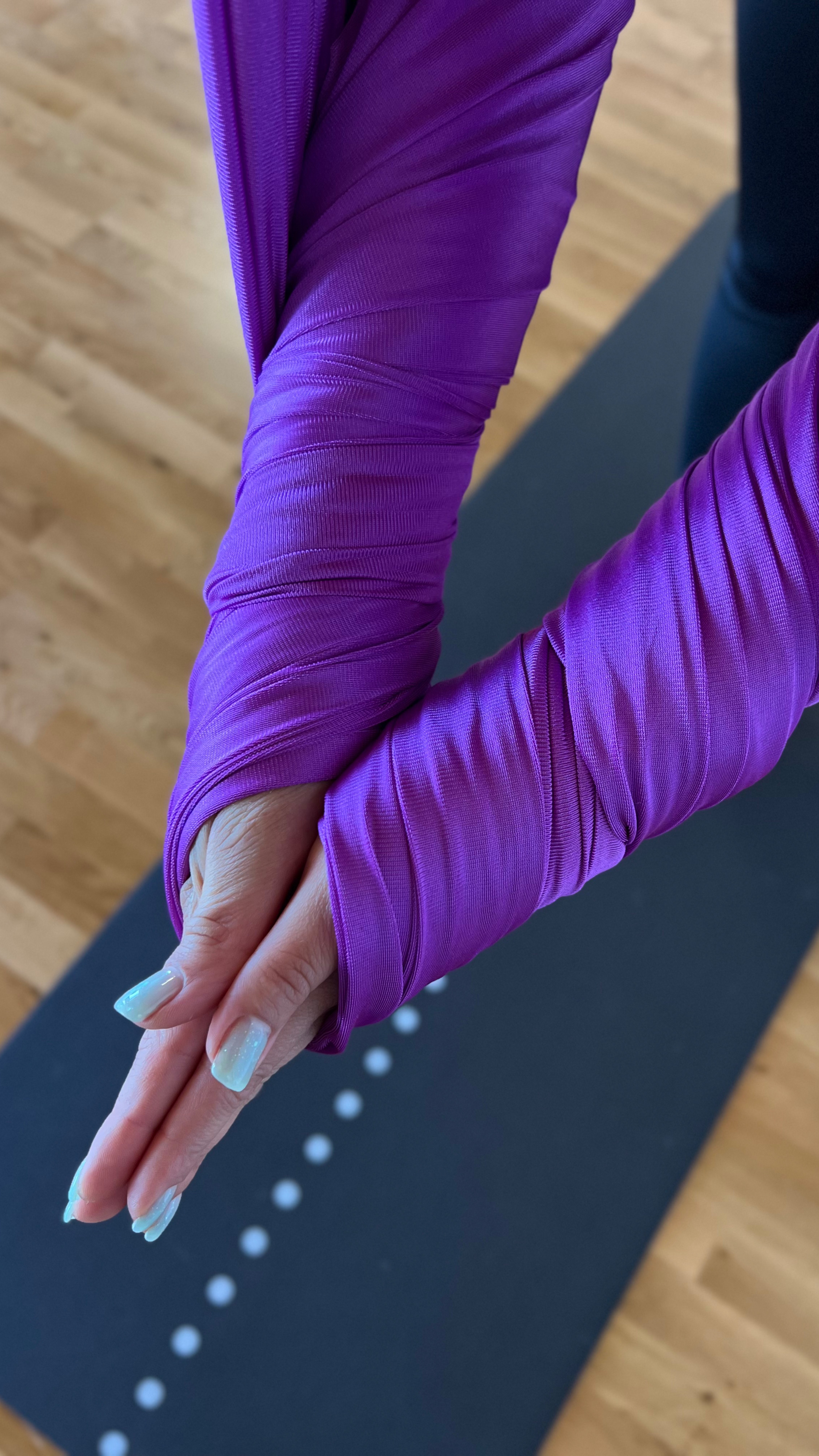 ГАМАКИ ДЛЯ ЙОГИ И ФИТНЕСА AERIAL FITNESS PURPLE
