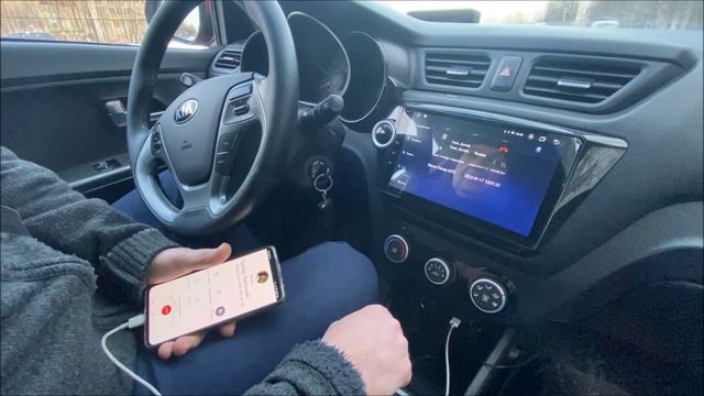 Подключение телефона через Bluetooth с мультимедийным устройством JUNSUN V1PRO