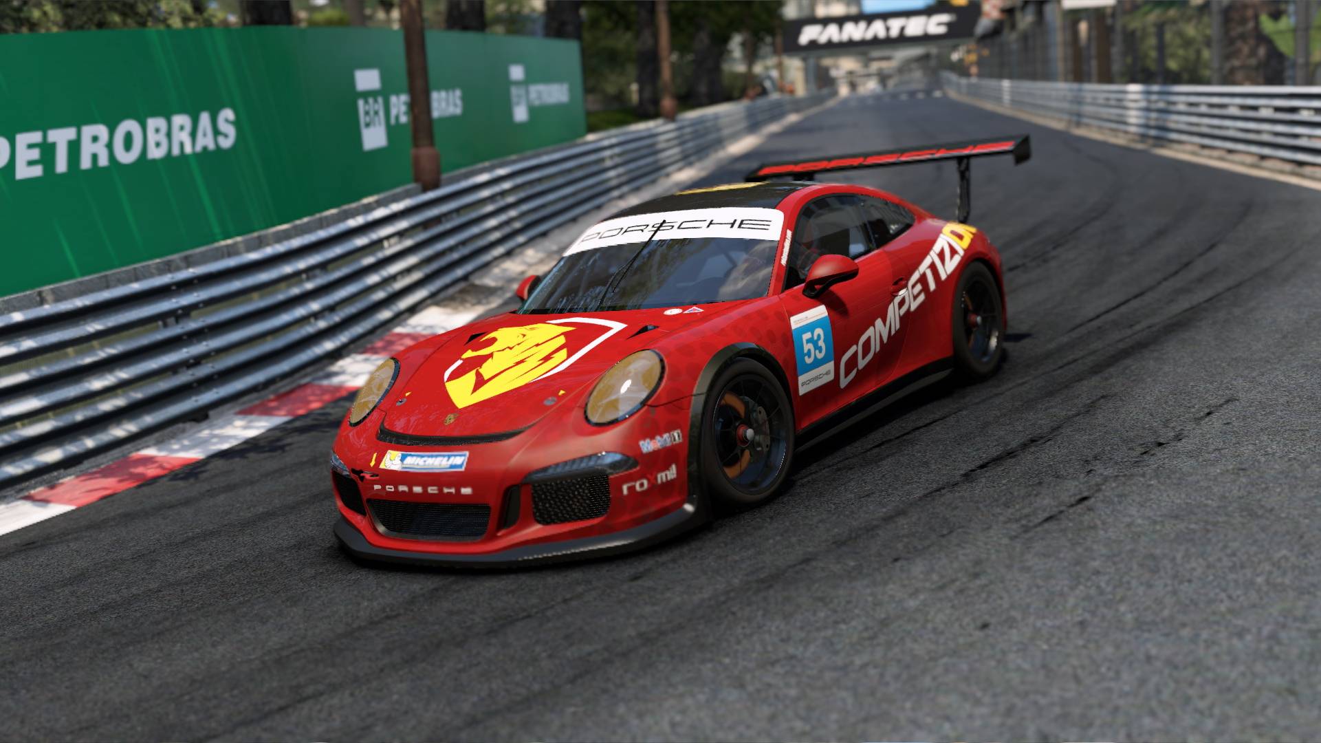 Automobilista 2 - Monaco - Porsche Cup - короткая практика