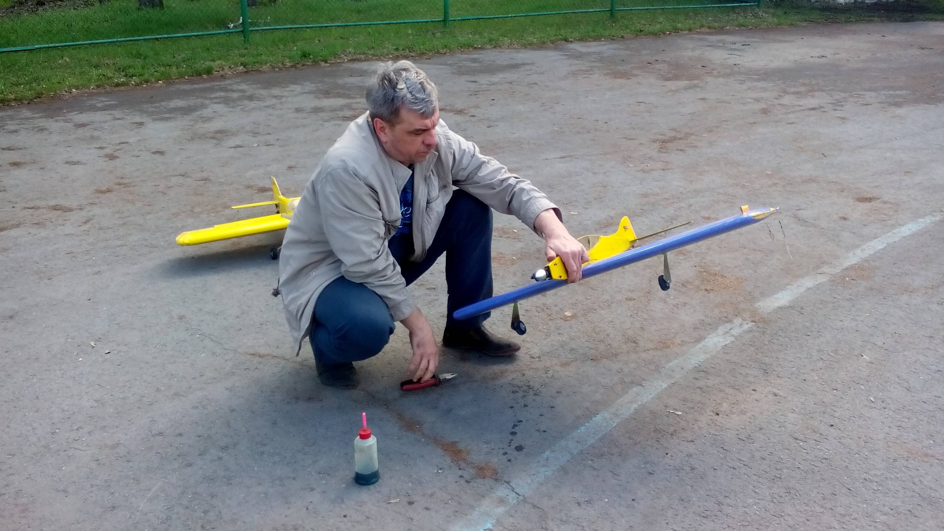 Полет PML-2001 "ЯСТРЕБ" - кордовая пилотажная  авиамодель