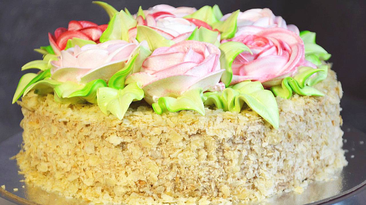 🔥 Тот самый хрустящий «Наполеон»: слоёные коржи + бархатный крем | Идеальный баланс 🍰 Хочу ТОРТ