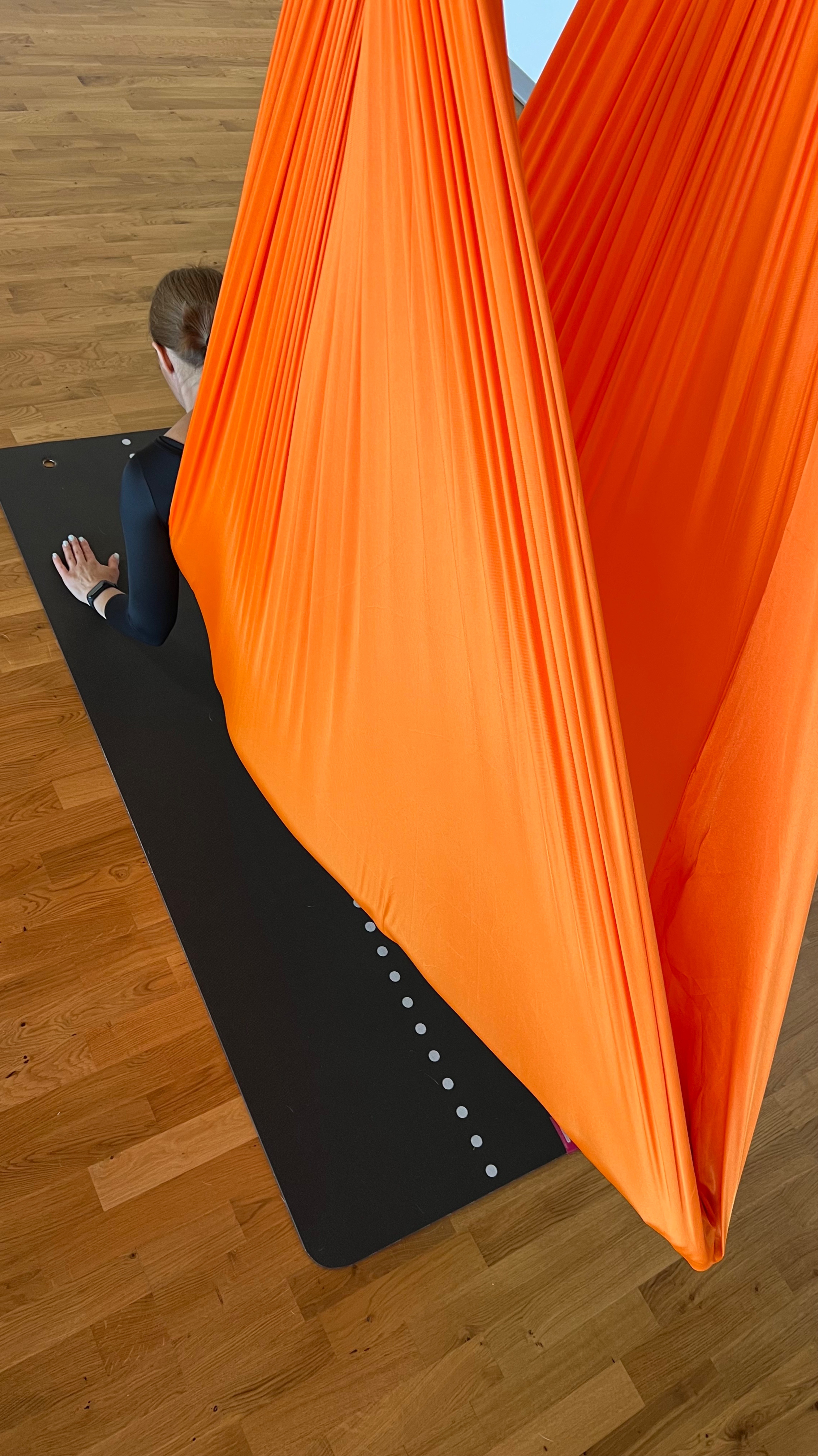 ГАМАКИ ДЛЯ ЙОГИ И ФИТНЕСА AERIAL FITNESS ORANGE