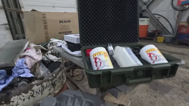 НИОД. Обработка Mercedes ACTROS, замена масла TESMA POWER GUARD