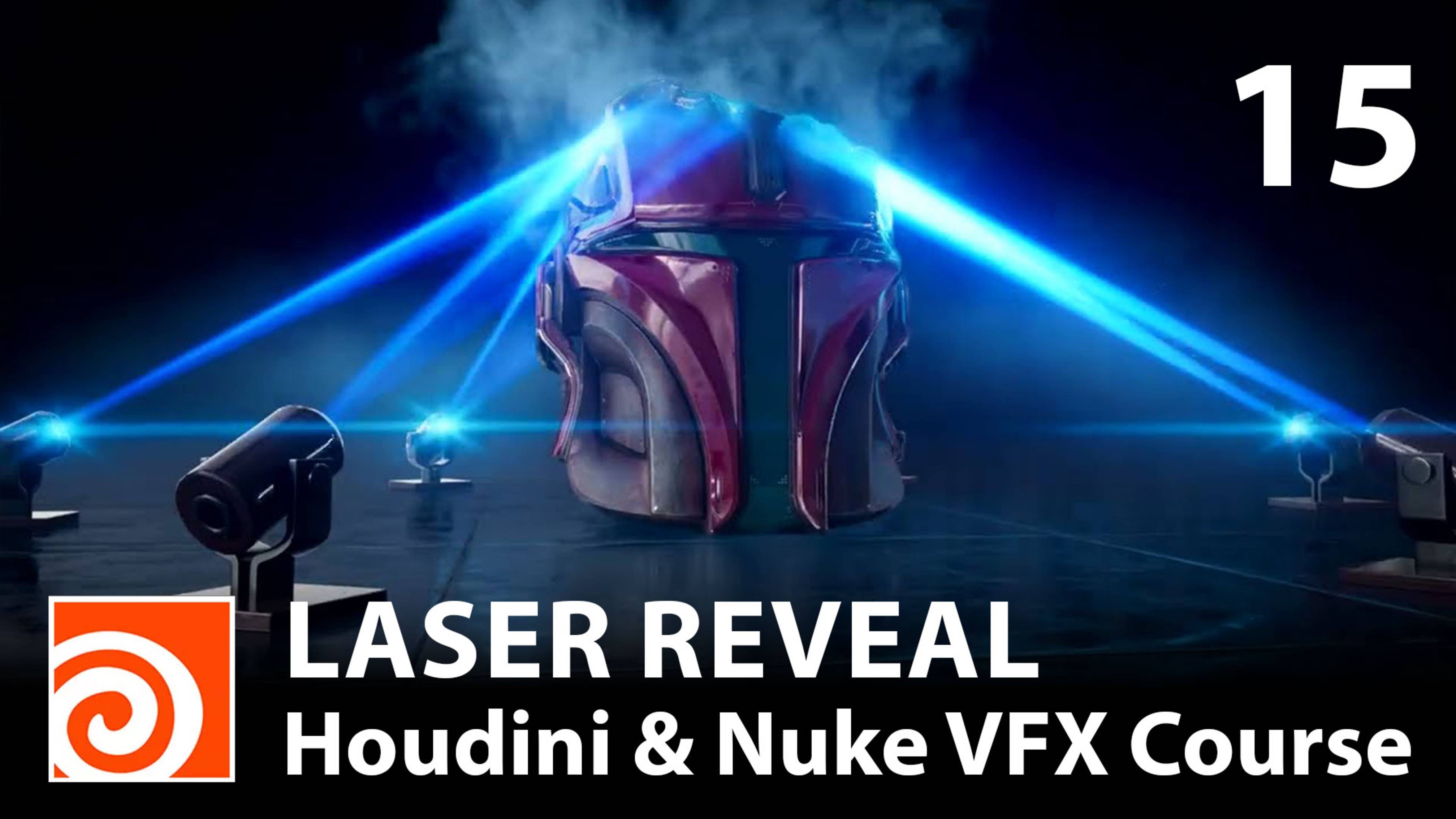 15 Volume Render Layers - Laser Reveal - Houdini & Nuke VFX Course