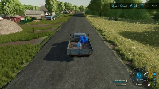 FS  22     Сельхоз  войска #6  Карьер , погрузчик  и  ЗИЛ - техпомощь .      карта  Краснополье .