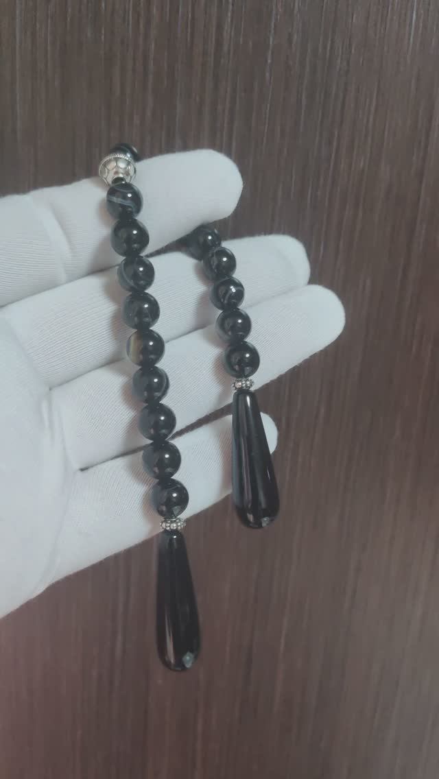 Перекидные четки из оникса "Змейка"