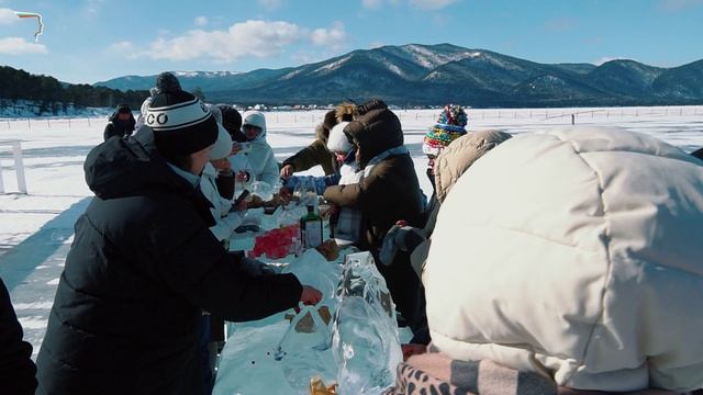 Снежная открытка на Байкале 
февраль 2025