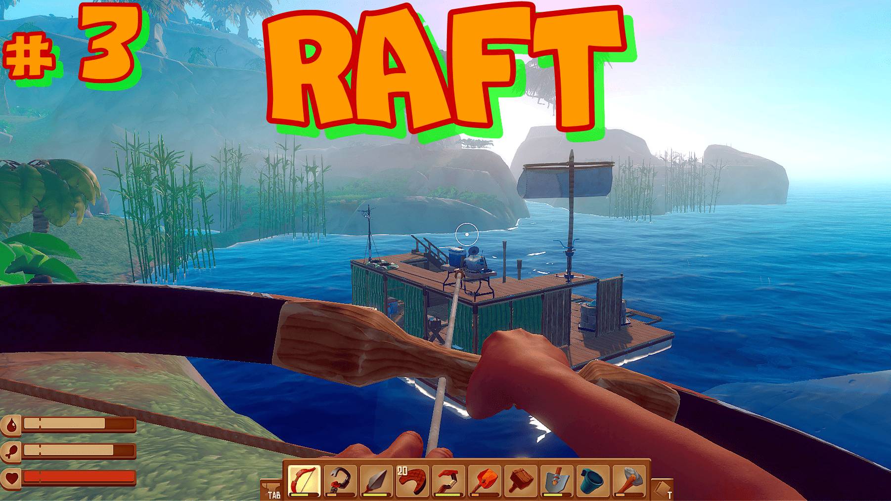 # 3 RAFT. Теперь с радаром! Нашёл затерянную станцию в океане.