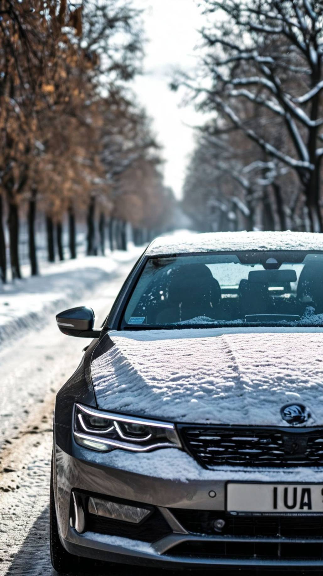 Защитная накидка от снега и солнца на лобовое стекло авто