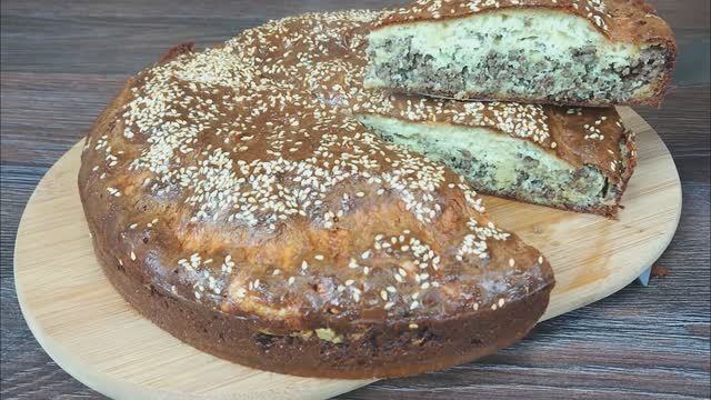Пирог с мясом — рецепт, который покорит всех! 🥧🍖