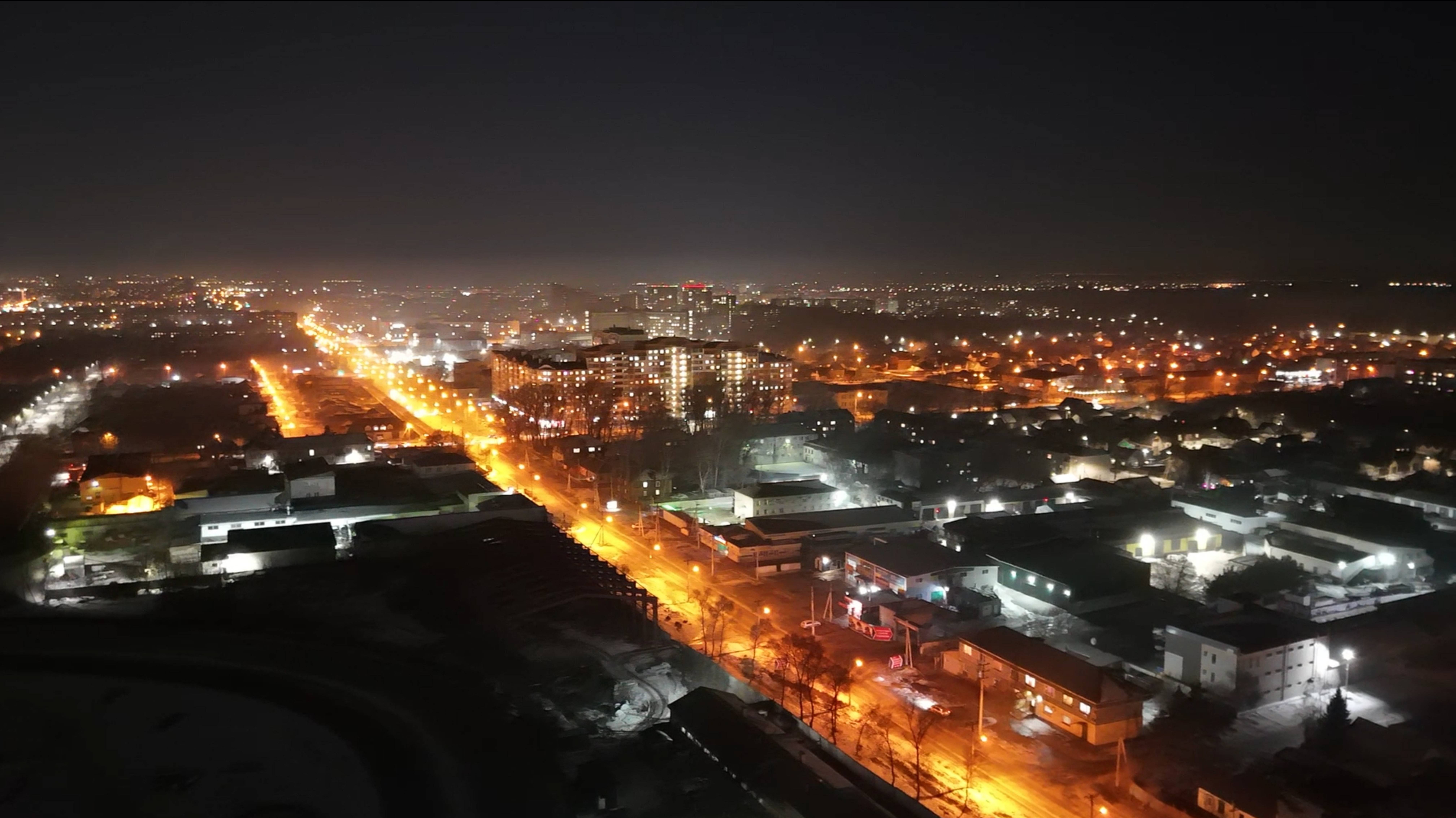 Городская окраина. Зима. Вечер
Съемка DJI MINI 4 PRO