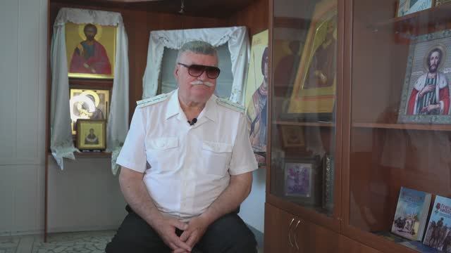 Звягин Юрий Георгиевич - потомственный казак, ветеран возрождения казачества на Ставрополье