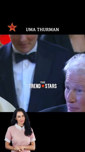 Uma Thurman met Richard Gere at Cannes Film Festival