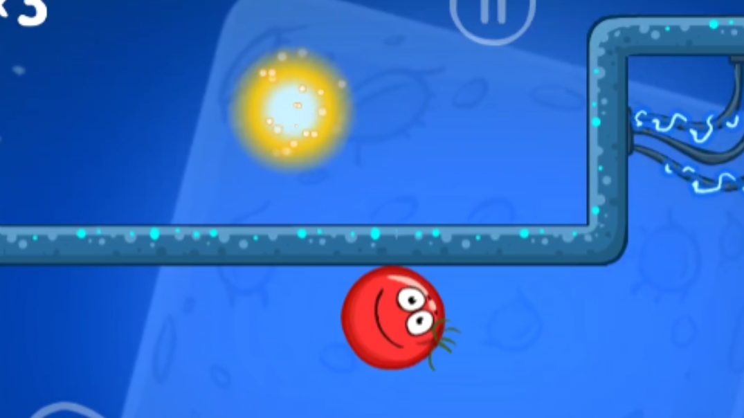 Играем в  Red ball 4. красный шар 4