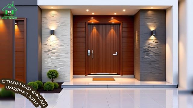 Входные двери в дом и стильные фасады фото идеи для вдохновения 🏡 (59)