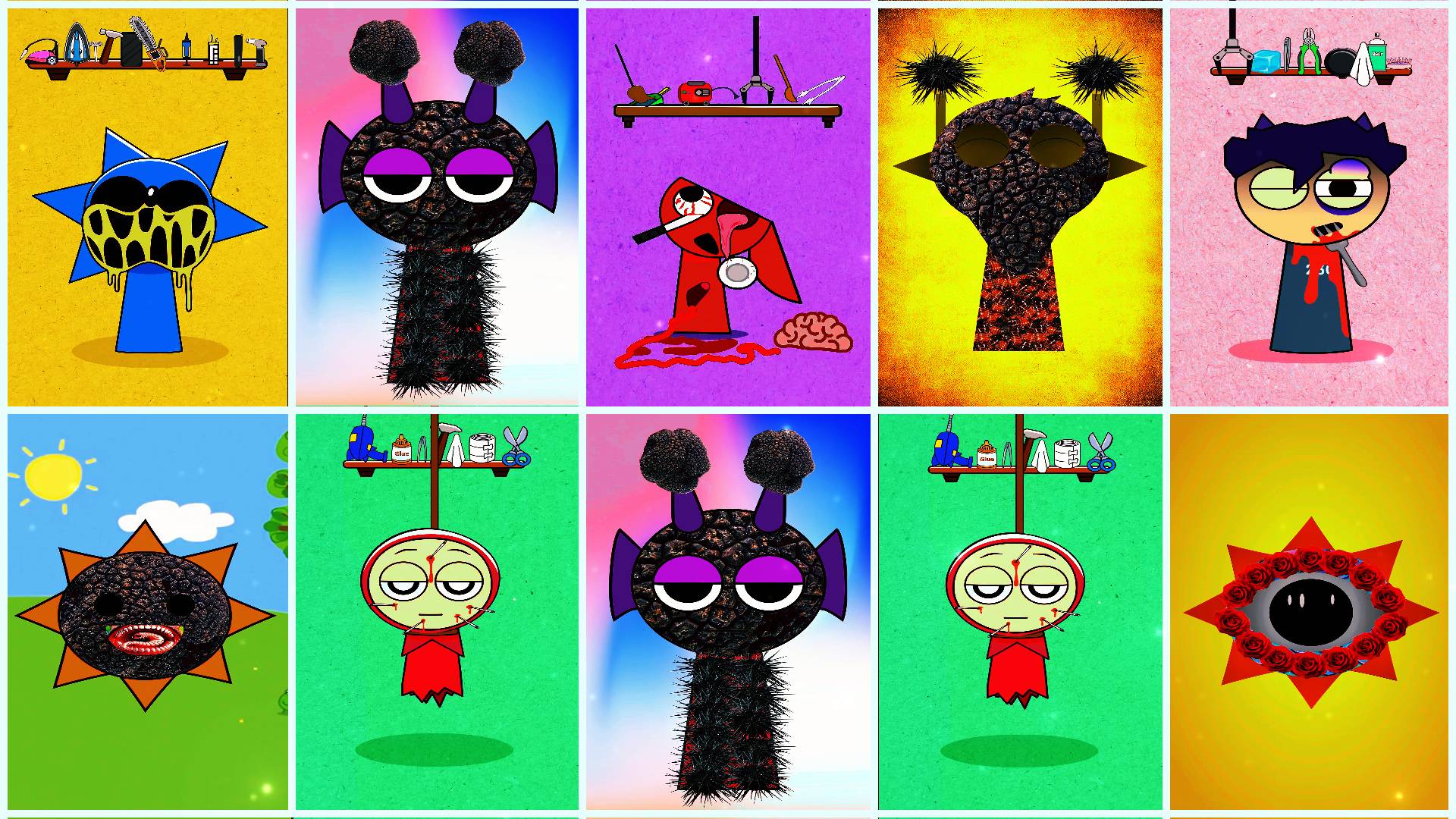 Спрунки (ASMR Sprunki)