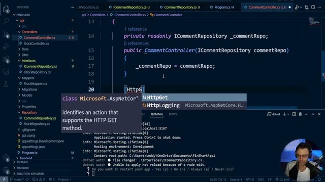 40. ASP.NET Core Web API .NET 8 2024 - 12. Comment System