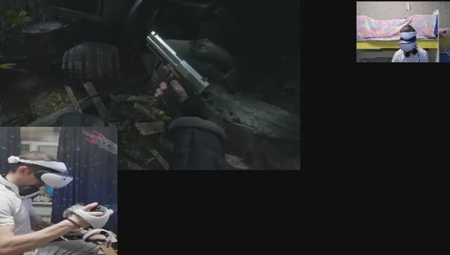 Игры PS5VR2-Resident Evil 4.(VR-версия).
Извиняюсь за неполноэкранный режим,техническая неполадка.