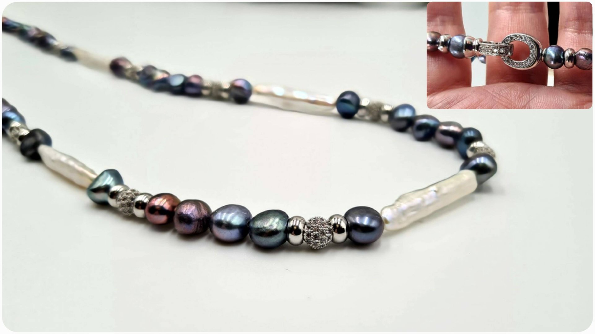 Бусы с барочным жемчугом. ПЕРЕДЕЛКА.